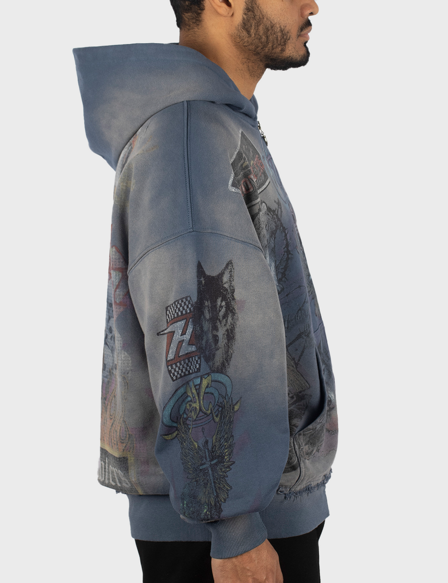 NIGHT MAGIC HOODIE [DUSK BLUE] – Howlers Club